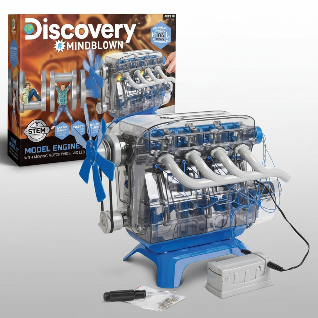 Discovery Kids Mindblown Toy Model Engine Kit – Bliip